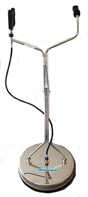 New HPC 21" All Stainless COMMERCIAL Surface Cleaner / 4 Nozzle Spray Bar